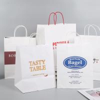 China Food Industrial Customized Promotion Offset Printing Paper Kraft Bag with Handles for sale