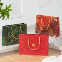 China Custom Logo Ivory Board Wedding Candy Souvenir Gift Packaging Paper Bags at Reasonable for sale