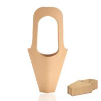 China Custom Color Accepted Craft Flower Carrier Bouquet Packaging Kraft Paper Bag For Flower for sale