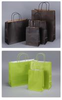 China Handmade Paper Type Kraft Paper Custom Printed Craft Gift Shopping Bag With Logo for sale