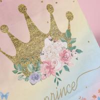 China Custom Boutique Pink Kraft Handle Paper Bags With Gravure Printing And Customized Logo for sale