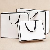 China Custom Printed Size Eco Paper Gift Packaging Shopping Bag Suppliers for Shoes Clothing for sale