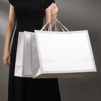 China Customized Logo Eco-friendly Card Paper Carrier Bag with CMYK 4 Color Offset Printing for sale