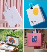 China Custom Color Accepted Sublimation Luxury Thick Square Paper Gift Shopping Bag With Logo for sale