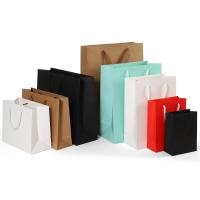 China CMYK 4 Color Offset Printing Paper Bag With Handles for Custom Gifts Shopping Packaging for sale
