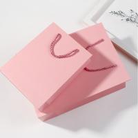 China CMYK 4 Color Offset Printing Paper Bag With Handles for Custom Gifts Shopping Packaging for sale