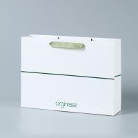 China Customized Logo Accepted Ivory Board Paper Bags for Boutique Requirement for sale
