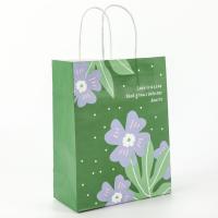 China Customized Logo Zhejiang Cmyk Color Custom Order Grocery Shopping Kraft Paper Bags for sale