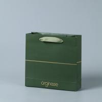 China Customized Logo Accepted Ivory Board Paper Bags for Boutique Requirement for sale