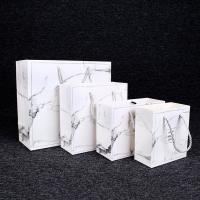 China Custom Reasonable Boutique Retail Paper Gift Shopping Rope Handle Bag Custom Order for sale