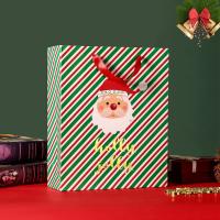 China Custom Christmas Style Gift Packaging Card Paper Shopping Bag Logo and Customization for sale