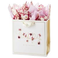 China Industrial Custom Flower Bouquet Carrier Paper Bag with CMYK 4 Color Offset Printing for sale