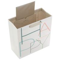 China Customized Logo Custom Printing Decorative Handmade Low MOQ Designer Card Paper Shopping Bags for sale
