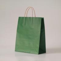China Large Industry Reusable Kraft Paper Tote Shopping Bag For Grocery With Customized Logo for sale