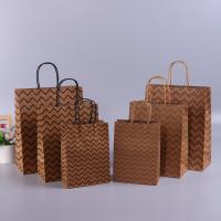 China Eco Friendly Luxury Folding Kraft Paper Shopping Bag with Custom Color Reasonable OEM for sale