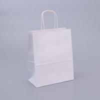 China Take Away Food Packaging Kraft Paper Bag with Your Own Logo Custom Recyclable Shopping Bag for sale