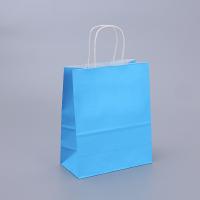 China Take Away Food Packaging Kraft Paper Bag with Your Own Logo Custom Recyclable Shopping Bag for sale
