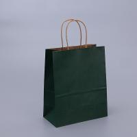 China Take Away Food Packaging Kraft Paper Bag with Your Own Logo Custom Recyclable Shopping Bag for sale