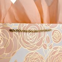 China Good Luxury Gift Packaging Paper Bag With Ribbon Handle Custom Order Accepted for sale