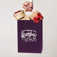 China Eco-Friendly Customized Kraft Paper Bag With Handles For Biodegradable Gift Shopping for sale