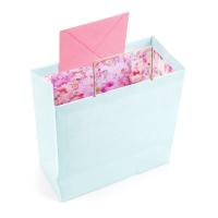 China Folding Style Customized Logo Luxury Boutique Valentine's Day Shopping Paper Gift Bag for sale