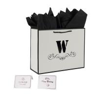 China Custom Logo White Jewelry Boutique Shopping Gift Paper Bag for Jewelry Watch Eyewear for sale