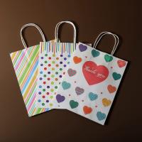 China CMYK 4 Color Offset Printing Reusable Bolsa De Papel With Your Own Logo Folding Style for sale