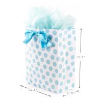 China Year Gift Shopping Paper Packaging Gift Bag With Logo Print CMYK 4 Color Offset Printing for sale