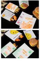 China Food Grade Coated Paper Bag for Take Away Fast Food French Fries Burger Sandwich Snacks for sale