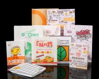 China Custom Design Logo Grease Proof Snack Food Takeout Kraft Paper Bag for Take Away for sale
