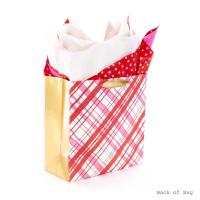 China 2024 Custom Valentine's Day Red Gift Shopping Paper Bags With Your Own Logo Custom for sale