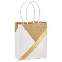 China CMYK 4 Color Offset Printing Kraft Paper Shopping Bags With Your Own Logo Custom De Papel for sale
