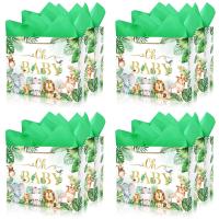 China Foldable Large Eco Reusable Baby Girl Pink Cartoon Gift Carry Card Paper Shopping Bag for sale