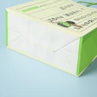 China Coffee Tea Takeaway Kraft Paper Bags Custom Color Accepted Gravure Printing Your Own Logo for sale