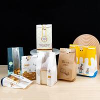China Wenzhou Provides Kraft Paper Bag With Window for Olive Oil Packaging at Affordable for sale