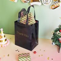 China Large Luxury Custom Black Shopping Paper Bags For Gift Packaging Jewelry Clothes Boutique for sale