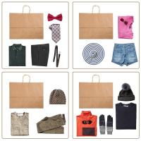 China Custom Color Accepted Handmade Promotion Luxury Shoe Clothing Packaging Shop Paper Bag for sale