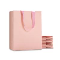 China Custom Printing Enterprise Art Card Paper Bag With Handles in Folding Style for Gifts for sale