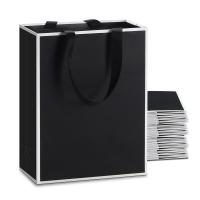 China Custom Printing Enterprise Art Card Paper Bag With Handles in Folding Style for Gifts for sale