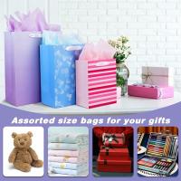 China Customized Logo Custom Types Colourful Card Paper Clothing Shopping Bag With Handle for sale