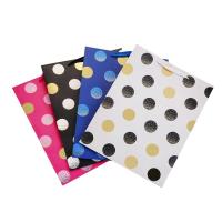 China CMYK 4 Color Offset Printing Portable Store Shopping Carry Small Paper Bags For Socks for sale