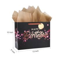 China Folding Paper Bag for Birthday Decoration Party at Competitive and Folding Style for sale