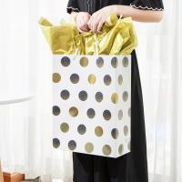 China CMYK 4 Color Offset Printing Portable Store Shopping Carry Small Paper Bags For Socks for sale