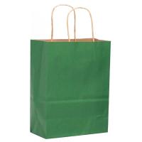 China CMYK 4 Color Offset Printing Kraft Paper Bags With Handle For Business Gravure Printing for sale