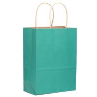 China CMYK 4 Color Offset Printing Kraft Paper Bags With Handle For Business Gravure Printing for sale