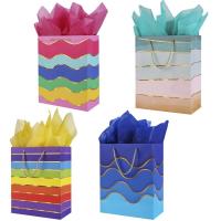 China Custom Order Paper Jewelry Gift Shopping Cardboard Paper Bags with Hand Length Handle for sale