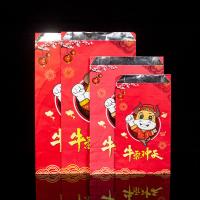 China Custom Greaseproof BBQ Packaging Takeaway Insulated Aluminum Foil Kraft Paper Bag with Logo for sale