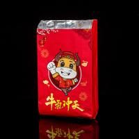 China Custom Greaseproof BBQ Packaging Takeaway Insulated Aluminum Foil Kraft Paper Bag with Logo for sale