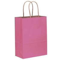 China Hand Length Handle Custom Print Eco Friendly Luxury Kraft Paper Bags with Competitive for sale