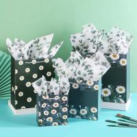China Custom Made Portable Logo Paper Bag With Rope Handle for Stickers and Gift Craft for sale